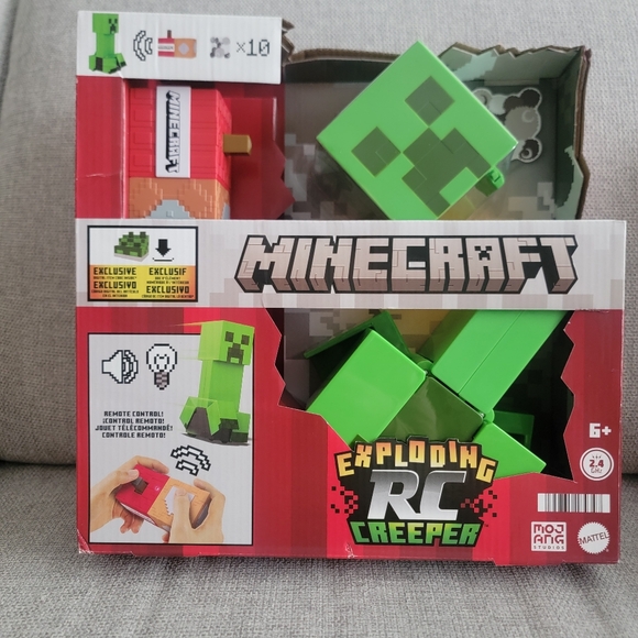 Mattel | Toys | Minecraft Exploding Rc Creeper Toy | Poshmark